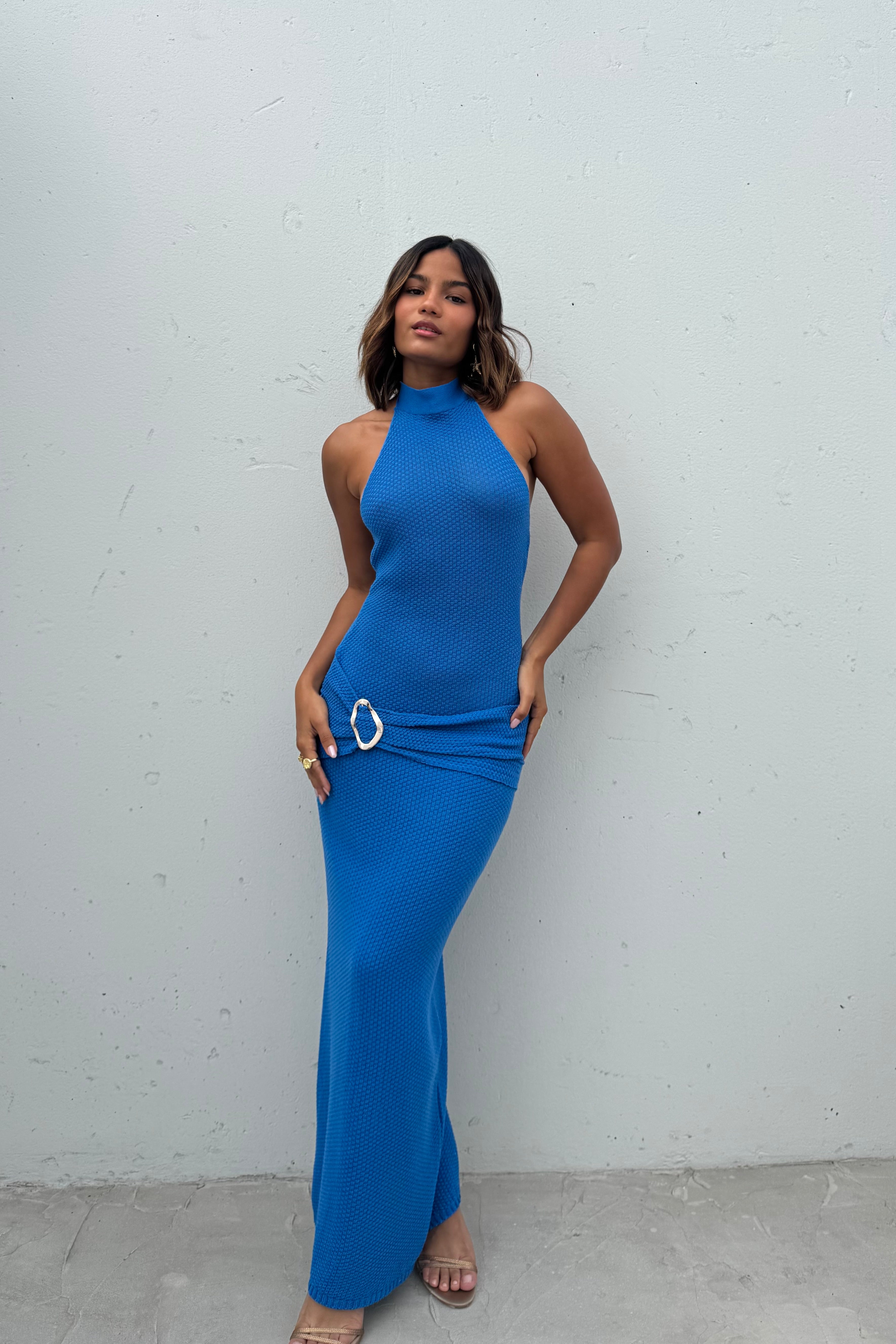 Vestido Bilbao Azul – sorelleperu